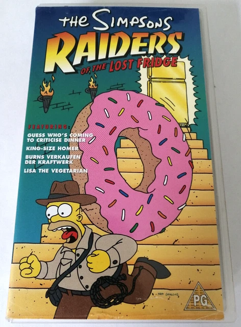 THE SIMPSONS RAIDERS of the Lost Fridge VHS Video Cassette Tape £8.99 ...