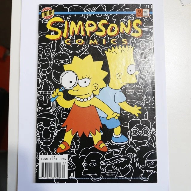 THE SIMPSONS COMICS Issue #2 - 1993 Second Comic Bongo Comic Group Matt ...