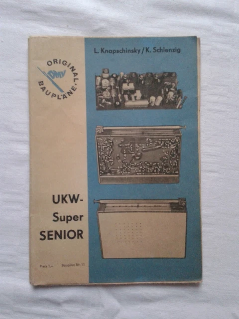 VHF-SUPER SENIOR ORIGINAL DMV Blueprints Blueprint NO. 11 $40.16 ...