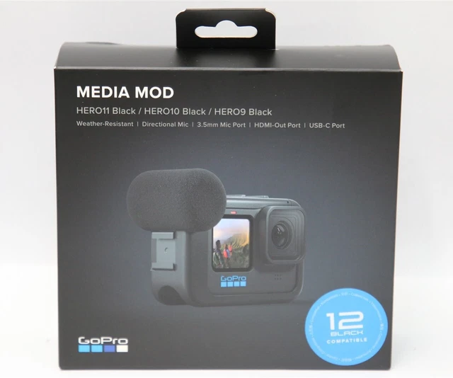 GOPRO MEDIA MOD for HERO9/HERO10/HERO11/HERO12 Black EUR 53,25 ...