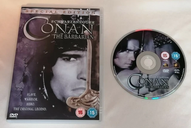 DVD - CONAN The Barbarian DVD Arnold Schwarzenegger Milius (DIR) PAL UK ...