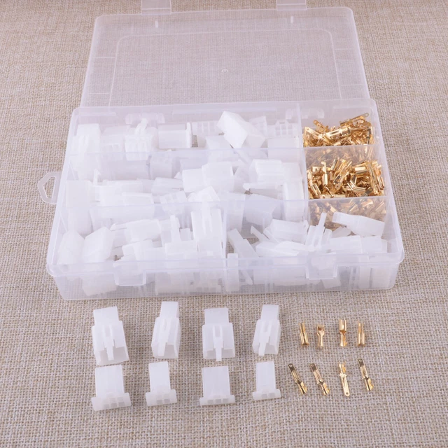 100PCS 2 PIN Wire Connectors 2A 220V Cable Clamp Light Wire Connecting ...