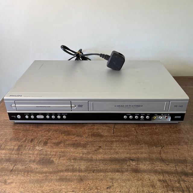 PHILIPS DVP3055V DVD CD Player & VCR VHS Video Recorder Working Combi ...