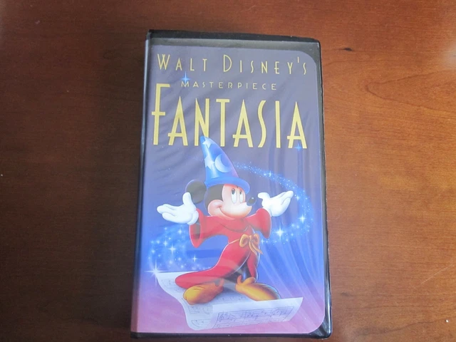 WALT DISNEY'S MASTERPIECE FANTASIA VHS 1132 CLAMSHELL GC £1.90 ...