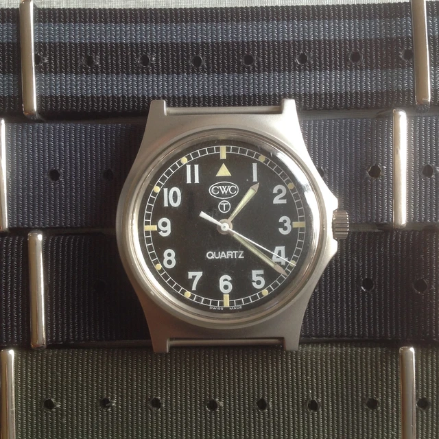 RARE CWC G10 MK1 'Fatboy' British Army issued watch 1982 with choice of ...