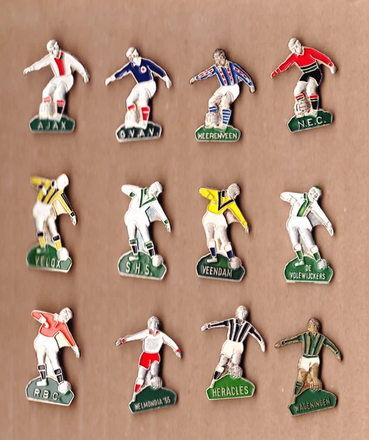 VINTAGE DUTCH FOOTBALL Player Club pin badge 1960s FEYENOORD PSV AJAX ...
