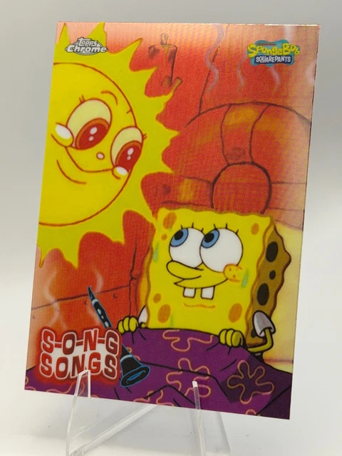 2025 TOPPS CHROME SpongeBob SquarePants ~INSERT CARDS~25th~SONGS ...