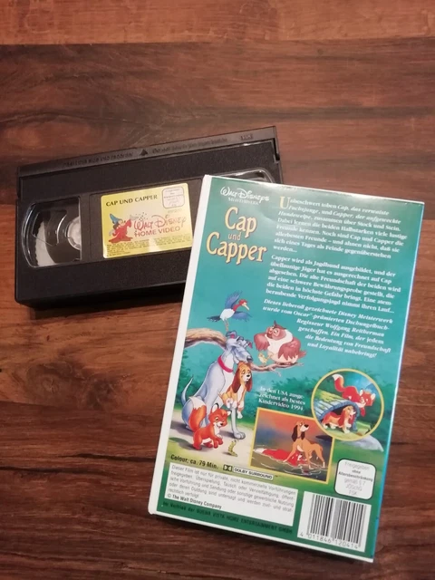 CAP UND CAPPER VHS Walt Disney - mit 2 x Hologramm / Rarität sehr guter ...