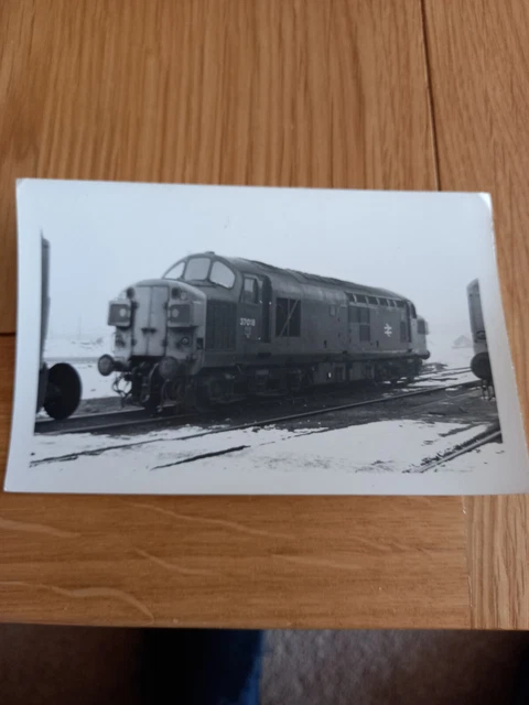 BRITISH RAIL DIESEL Locomotive Photo EE Class 37 - 37018 - 18 2 78 ...
