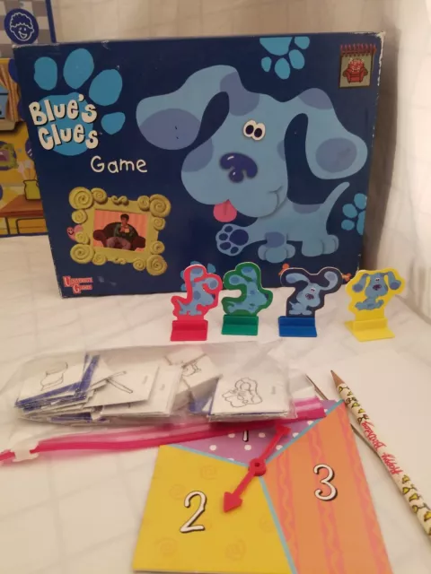 BLUES CLUES BOARD Game University Games 1998 Nickelodeon no ... BLUES CLUES BOARD Game University Games 1998 Nickelodeon no ...