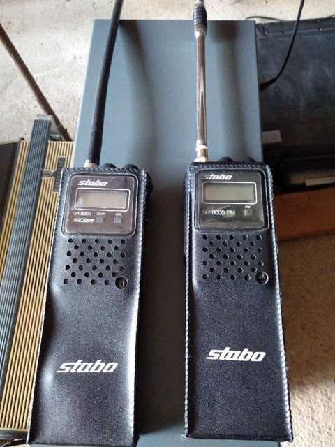 CB HANDHELD RADIO COMBO Stabo-SH-8000 & Stabo SH-8000 SCAN with Bag ...