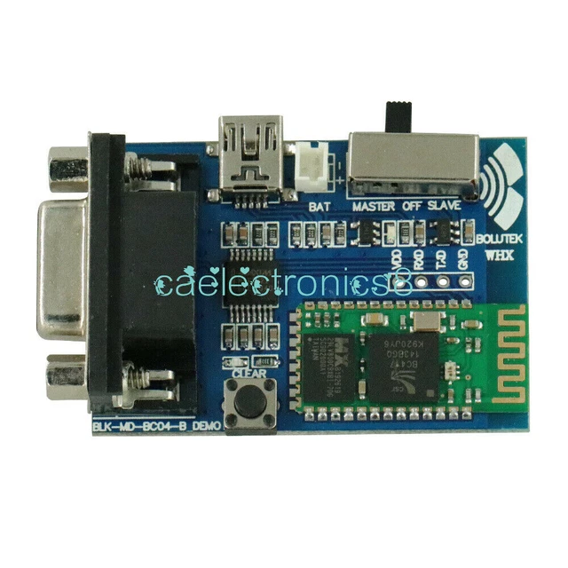 RS232 BLUETOOTH SERIAL Adapter Communication Master-Slave Module 5v ...