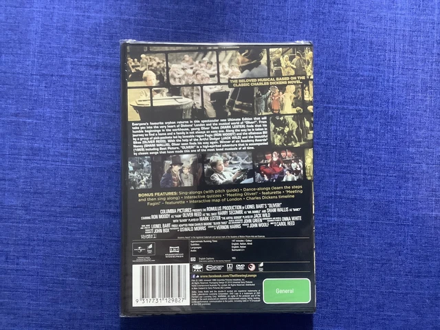 OLIVER(DVD) DELUXE EDITION Ron Moody Oliver Reed NEW & Sealed Region 4 ...