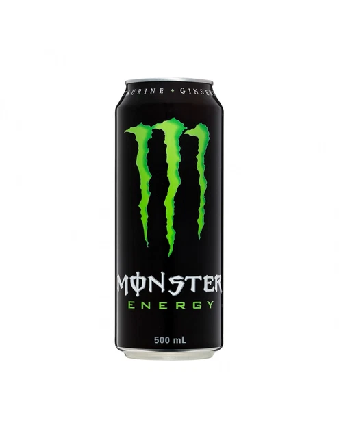 MONSTER GREEN ENERGY Drink Cans 500ml x 24 $98.95 - PicClick AU