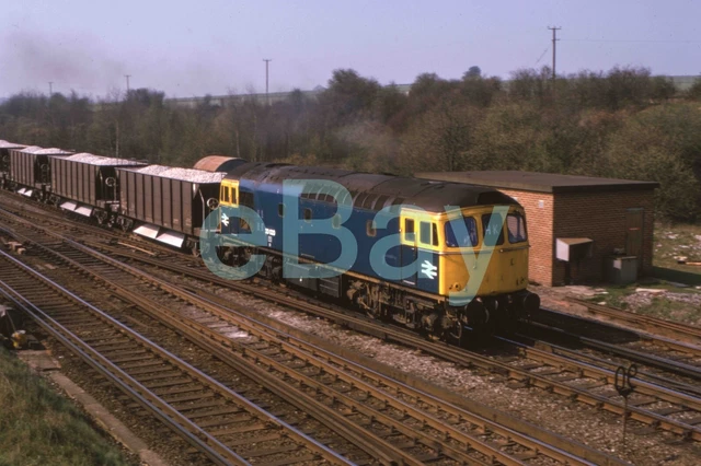 35MM RAILWAY SLIDE of Class 33 33020 @ Worting Junction Copyright to ...