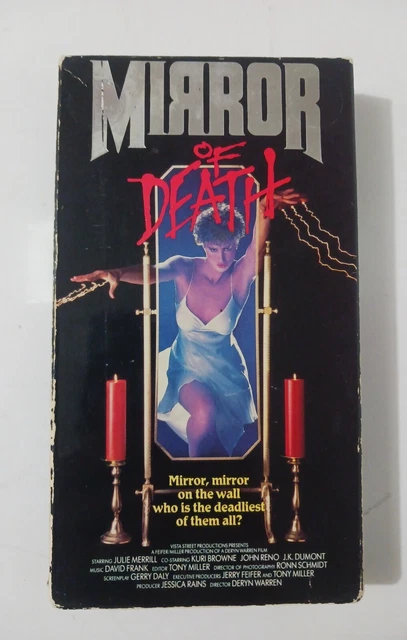 MIRROR OF DEATH VHS - Sony Video Julie Merrill Kuri Browne John Reno ...