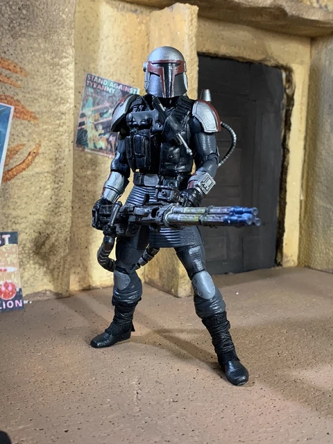 STAR WARS CUSTOM 6” Black Series Mandalorian Heavy Gunner Action Figure ...