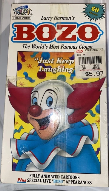 LARRY HARMON'S BOZO The World's Most Famous Clown VHS Brand New 1991 £5 ...
