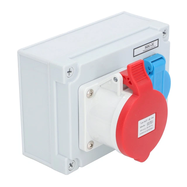 ﹣CEE WALL SOCKET IP44 Waterproof AC 250V 16A European Style And 32A 5 ...