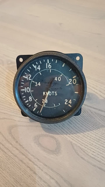 WW2 RAF RARE early Spitfire Aircraft Airspeed Indicator Gauge Air ...