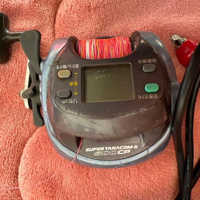 DAIWA SUPER TANACOM S 500CP Electric Reel Power Cord £116.11 - PicClick UK