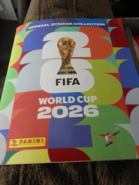 PANINI WORLD CUP 2026 official sticker album new with 26 stickers + 6 ...