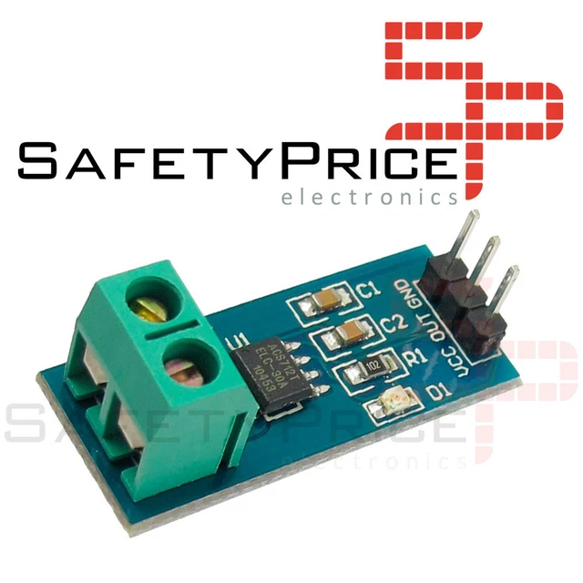 ACS712 AC/DC 30A Arduino Current Sensor, Intensity, Hall $4.17 - PicClick