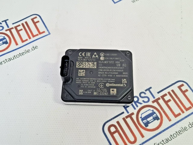 ORIGINAL VW ID.4 ID.3 Q4 e-tron Frontradarsteuergerät Radarsensor ...
