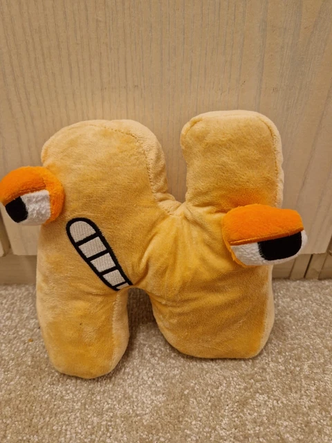 ALPHABET LETTER - N - Plush Soft Toy Teddy Educational Gift Collectable ...