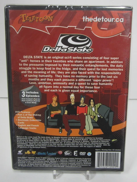 DELTA STATE FIRST Contact DVD Teletoon Cartoon New Sealed $11.99 ...