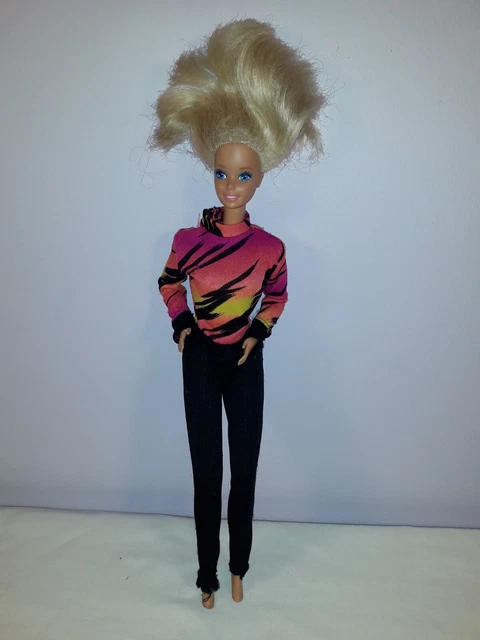 VINTAGE 1980S 1990S Mattel Barbie Fashion Doll, Hot Skating Ken Outfit ...