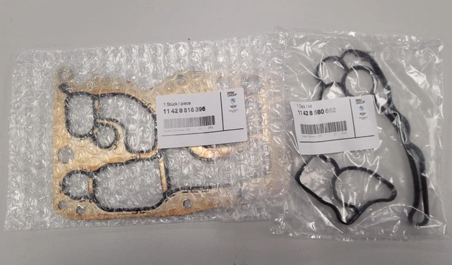 GENUINE BMW N47 / N57 - Oil Filter Housing Cooler Gasket Set Kit £63.00 ...