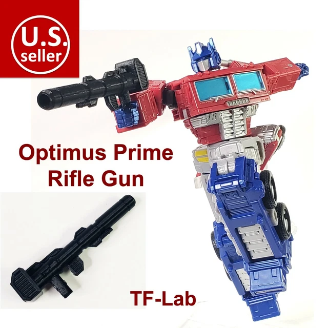 RIFLE GUN UPGRADE Kit for Transformers Optimus Prime Kingdom Earthrise ...
