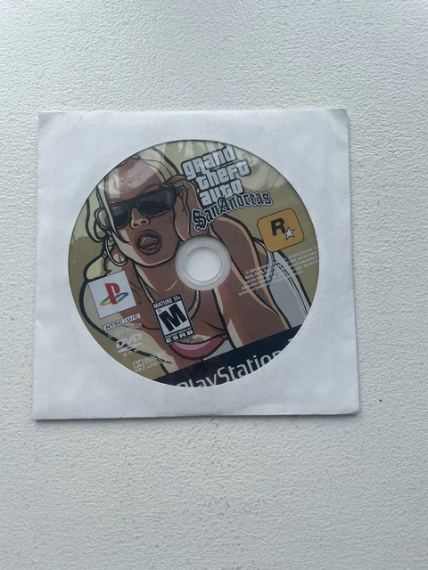 GRAND THEFT AUTO: San Andreas "M" Version (Microsoft Xbox, 2005) DISC ...