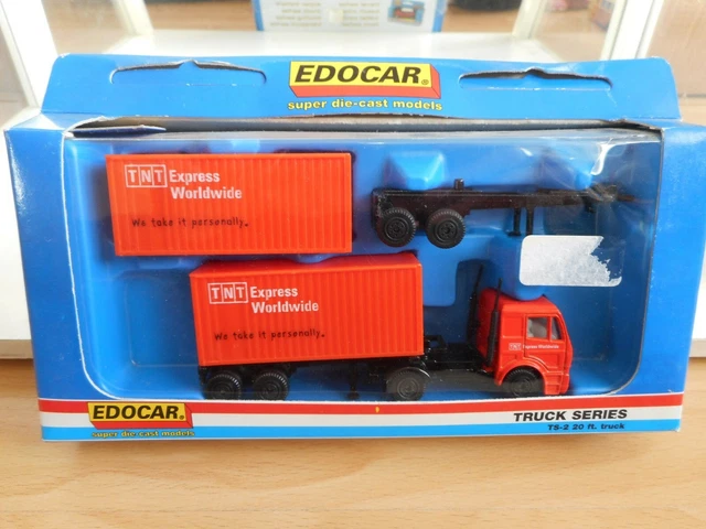 CAMION EDOCAR + remorque "TNT" en orange en boîte EUR 14,99 - PicClick FR