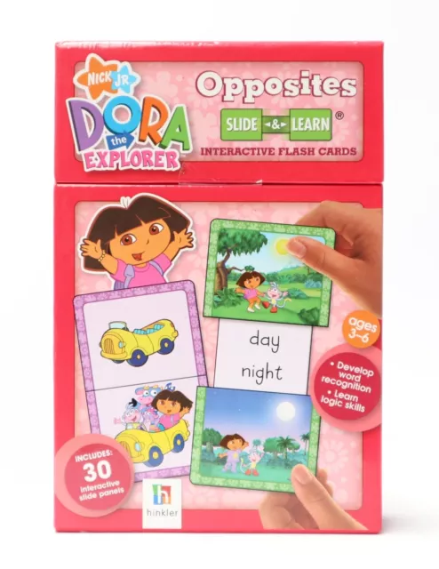 DORA THE EXPLORER Interactive Flash Cards - Slide and Learn Opposites ... DORA THE EXPLORER Interactive Flash Cards - Slide and Learn Opposites ...