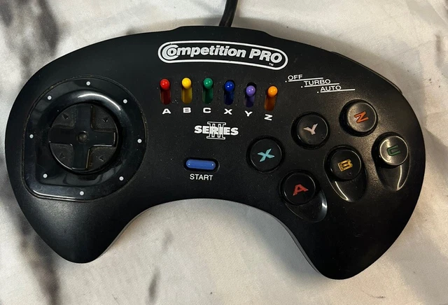 COMPETITION PRO SERIES III Honey Bee SG-18 Controller For Sega Mega ...