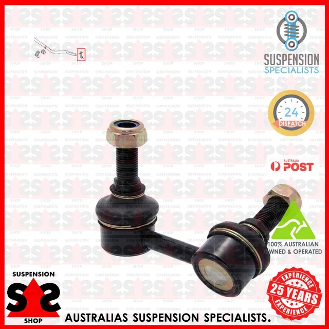 FRONT AXLE LEFT Link/Coupling Rod, Stabiliser Bar Suit NISSAN Navara 2. ...