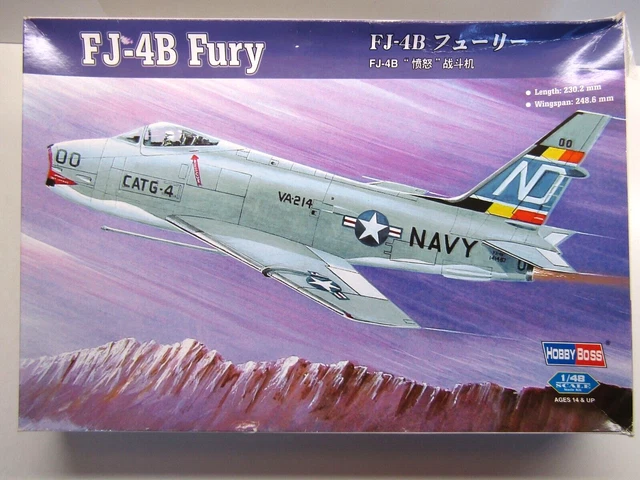 HOBBYBOSS 1:48 SCALE U.S. Navy North American FJ-4B Fury Model Kit # 80313 $44.95 - PicClick AU