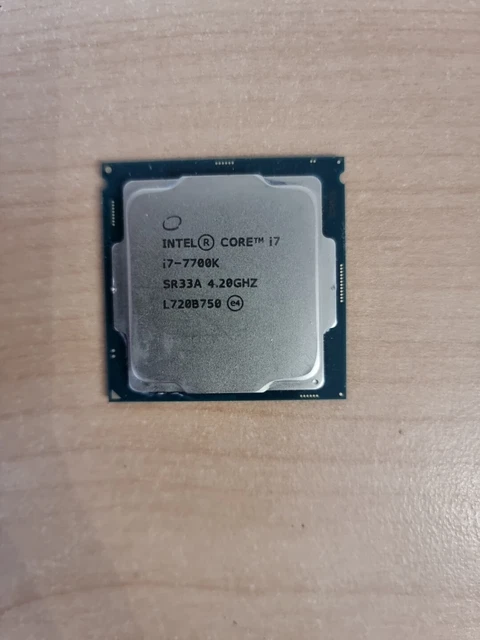 INTEL CORE I7-7700K SR33A 4-Core/8-Thread 4.2GHz Socket LGA1151 CPU £84 ...