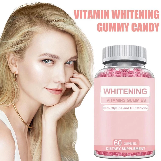 SKIN WHITENING GUMMIES With Natural Antioxidant Collagen Anti Aging E3I2 D1 T2G8 £6.64 - PicClick UK