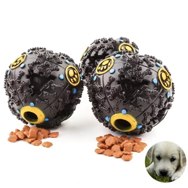 3 COLOR SQUALL Ball Pet Food Dropping Ball Pet Puzzle the Toy Dog Toy ...