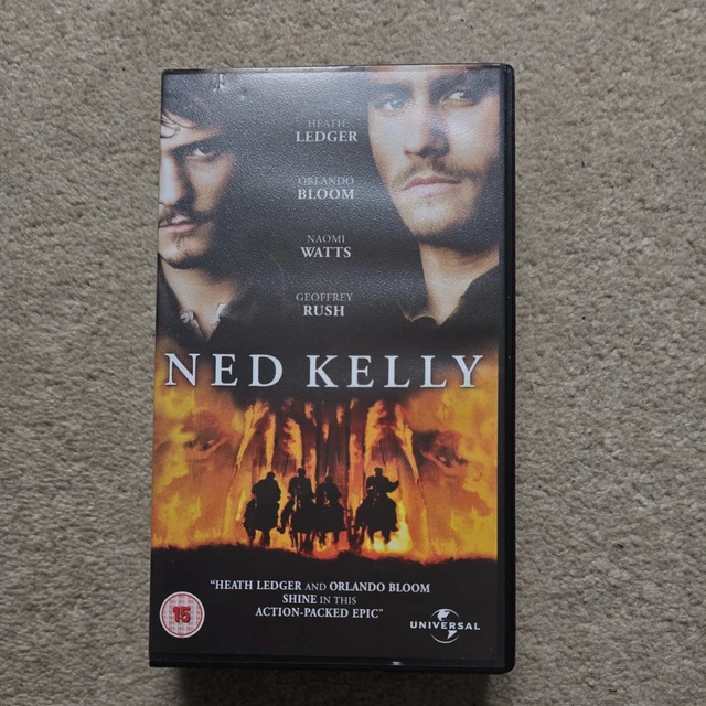 NED KELLY VHS Video Big Box Ex Rental CIC PAL Cert £4.88 - PicClick UK