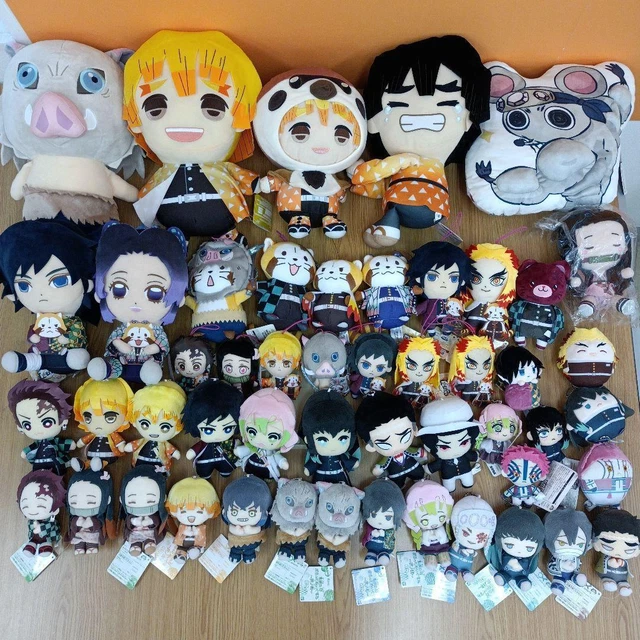 DEMON SLAYER GOODS Set Inosuke Shinobu Giyu Tanjiro Mitsuri Gyomei ...