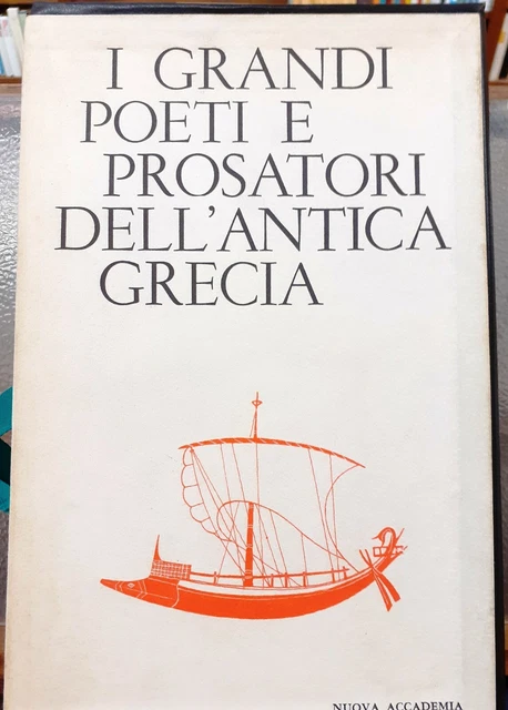 LE PIU BELLE PAGINE DELLA LETTERATURA GRECA CLASSICA. I. LA POESIA. A cura di... EUR 70,00 ...