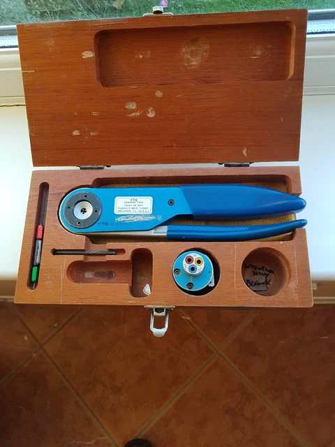 DANIELS FT8 AVIATION Crimp tool DMC With turret contact positioner head. £108.00 - PicClick UK