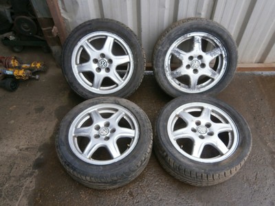 VW GOLF MK3 GTI SET OF 15" GENUINE BBS 6 SPOKE ALLOY WHEELS 5 x100 £150 ...