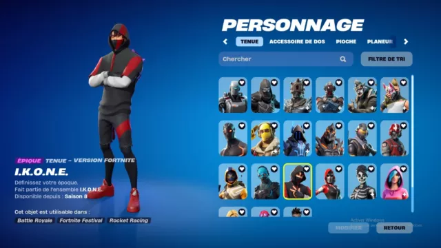 COMPTE FTN +134 skins (iconic, agent rebelle) plus d'infos Disc0rd ...