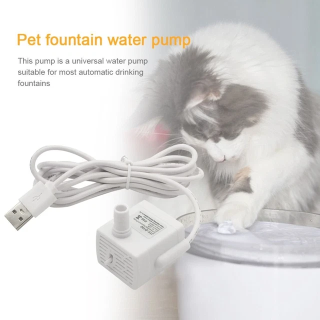 USB CABLE CAT Dog Water Dispenser Motor Water Pump Drinking Bowl Water ...