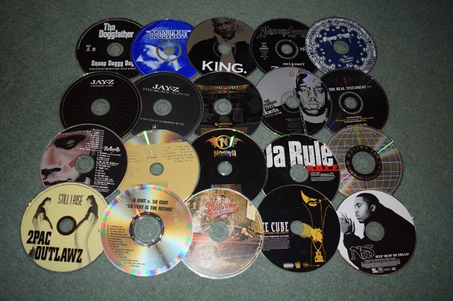 20 X CD Bundle Rap hip CD bundle snoop dog dr dre 2 pac ice cube plies ...